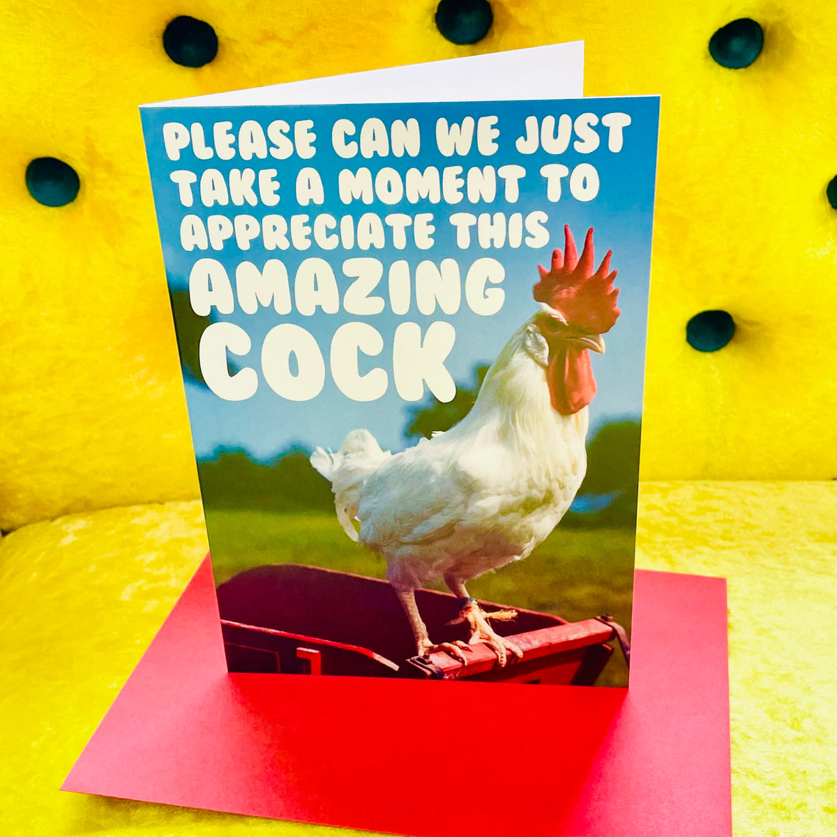 AMAZING COCK Greetings Card – Philip Normal